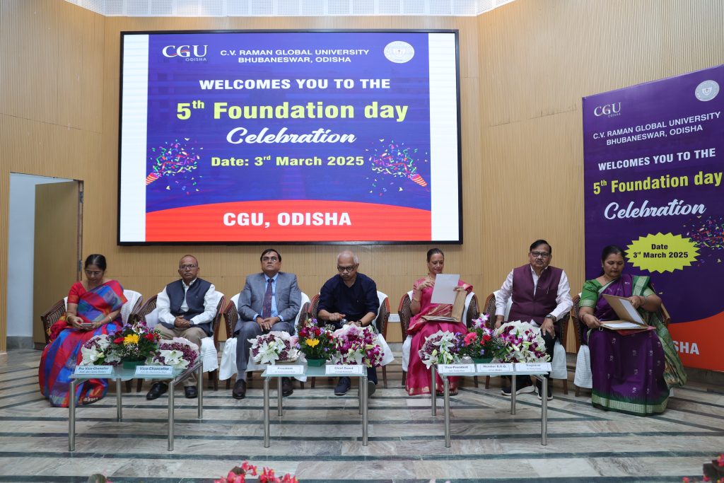 5th Foundation Day Celebration at CGU - C V Raman Global University